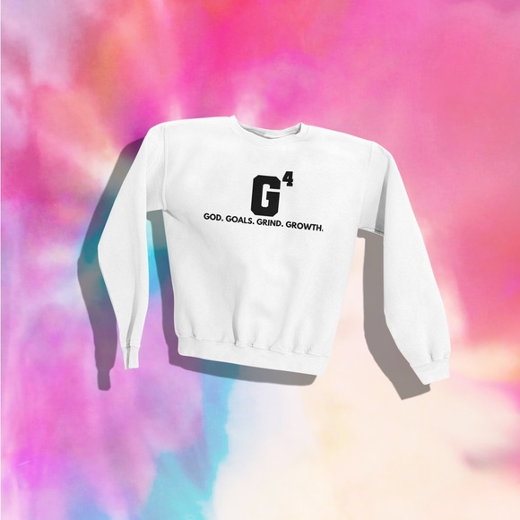 Esteem Booster | Tops | The 4 Gs God Goals Grind Growth Sweatshirt | Poshmark